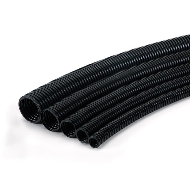20-50mm Heavy Duty Solar Corrugated PVC Conduit Black - Solar Conduit ...